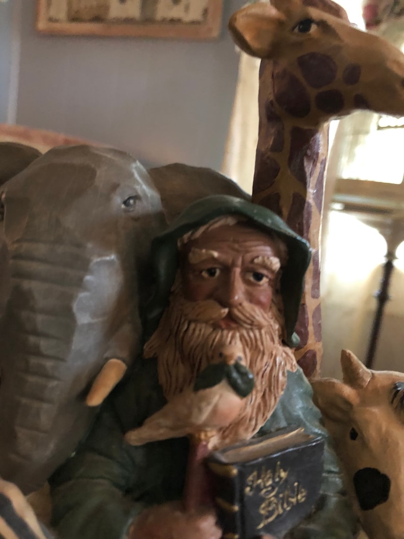 Vintage Clay Noah's Ark Statue Clay Noah's Ark - Etsy