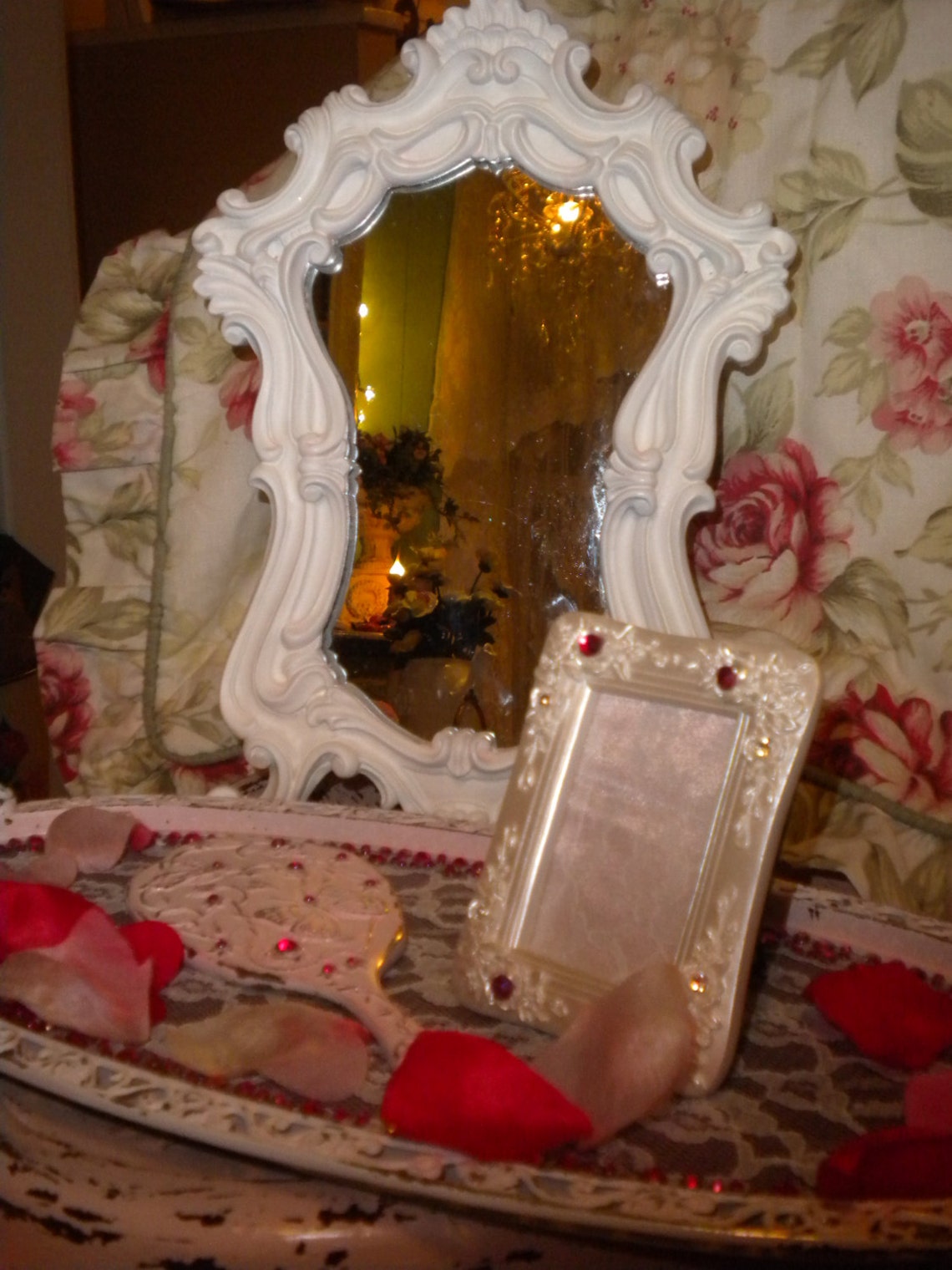 5 Piece Princess Vanity Set W/ Bonus Rose Petals, Little Girl's Room ...