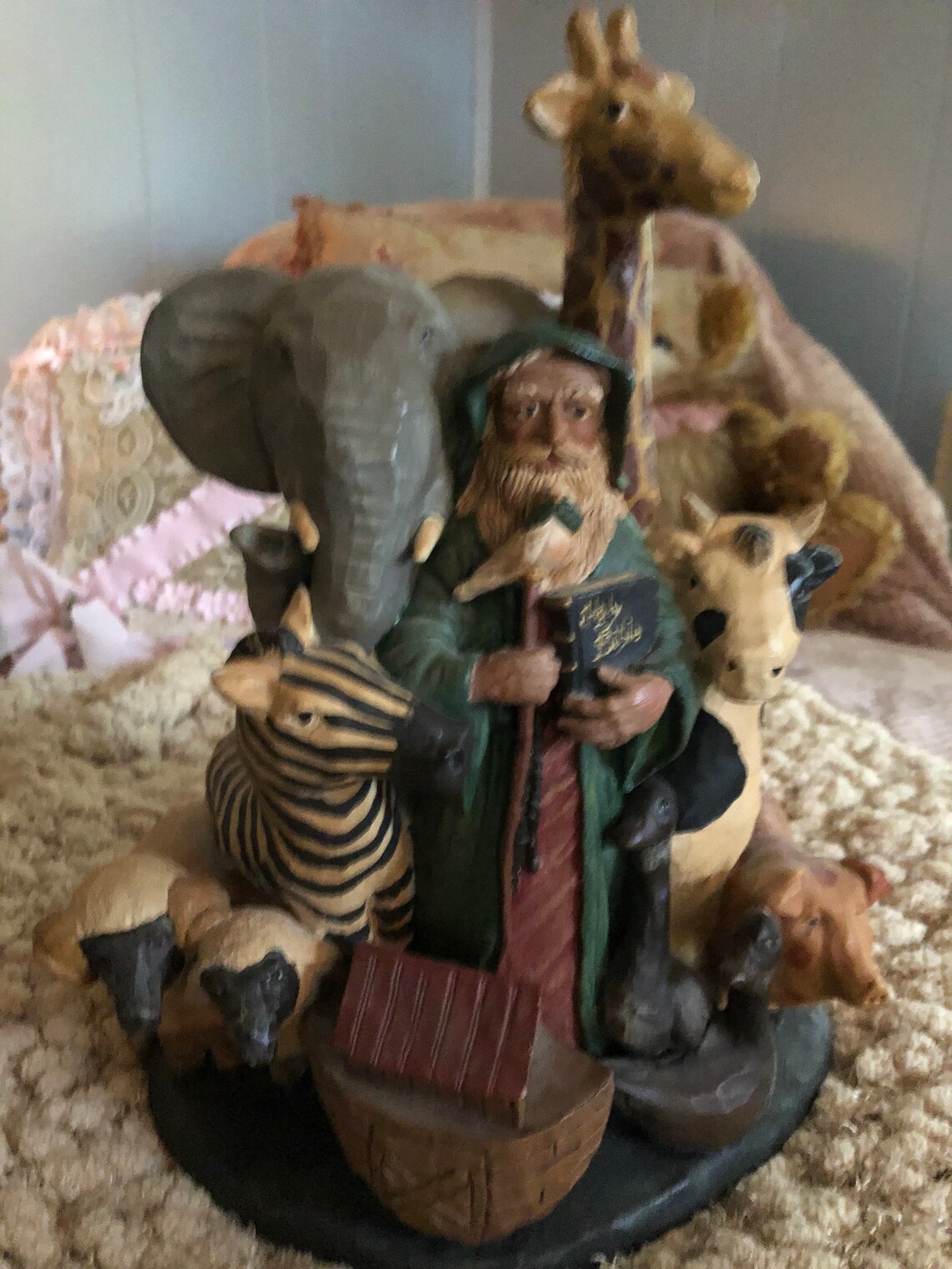 Vintage Clay Noah's Ark Statue Clay Noah's Ark - Etsy