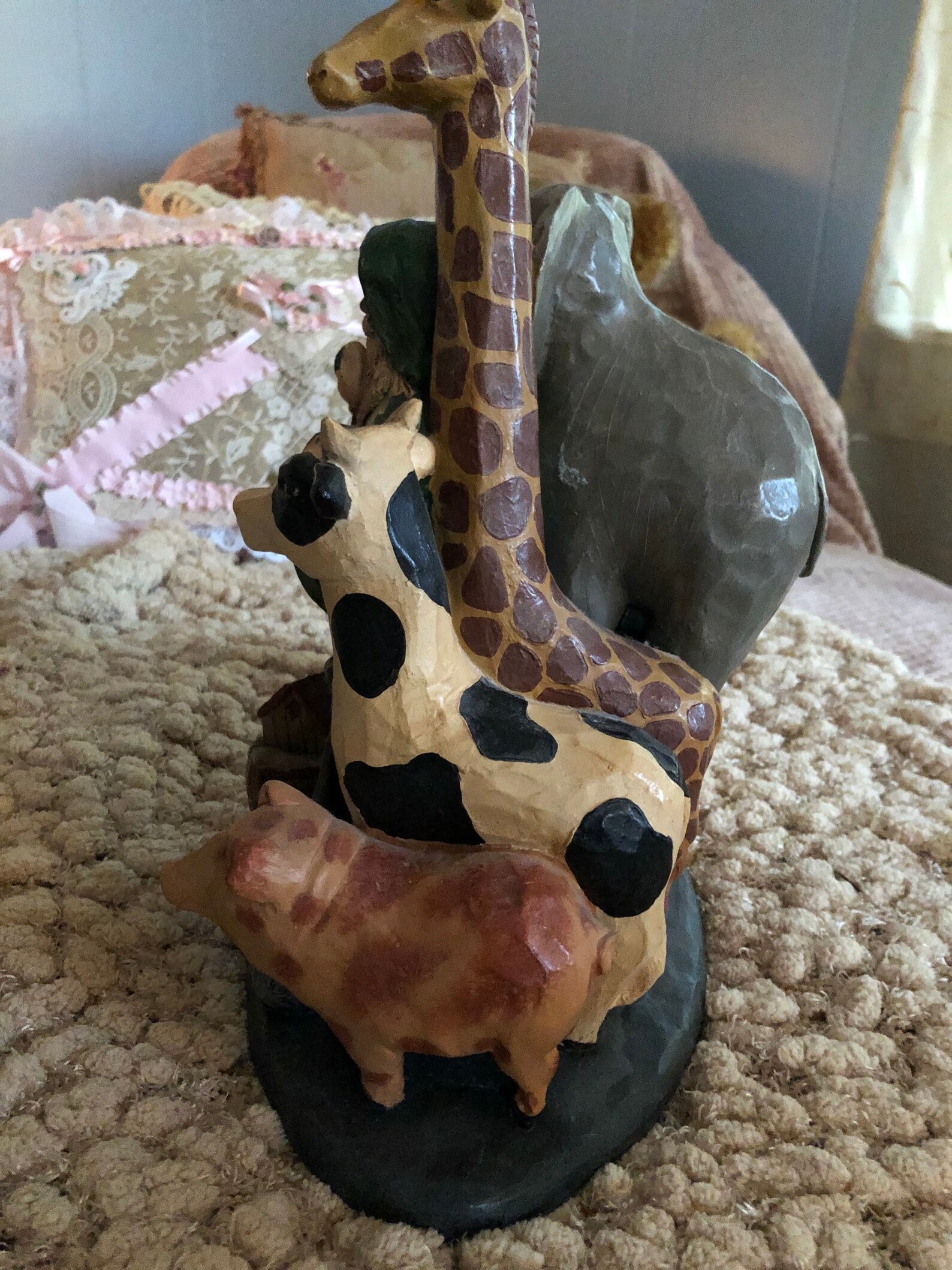 Vintage Clay Noah's Ark Statue Clay Noah's Ark - Etsy