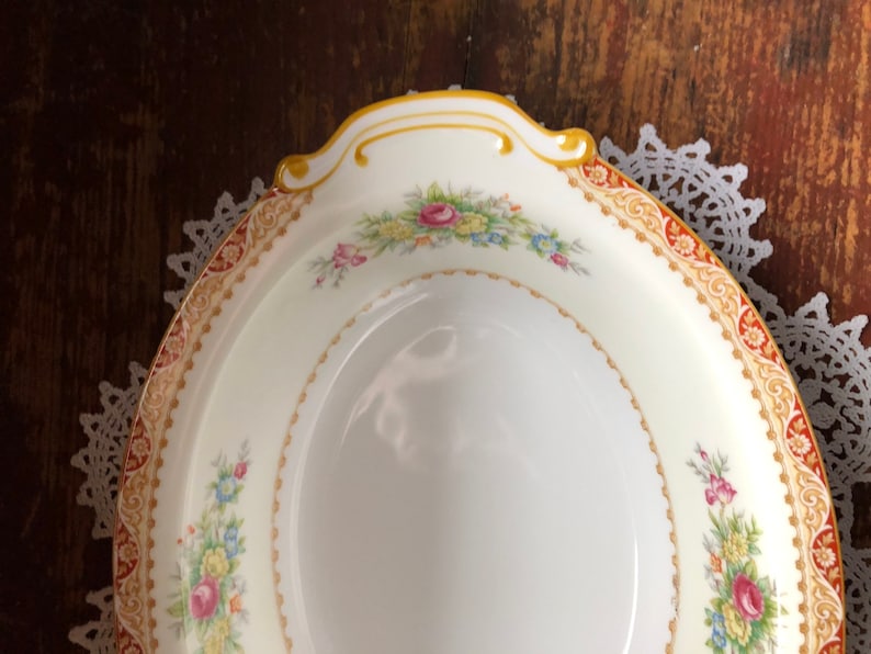 Sango China Vegetable Bowl Serving Dish Vintage China | Etsy