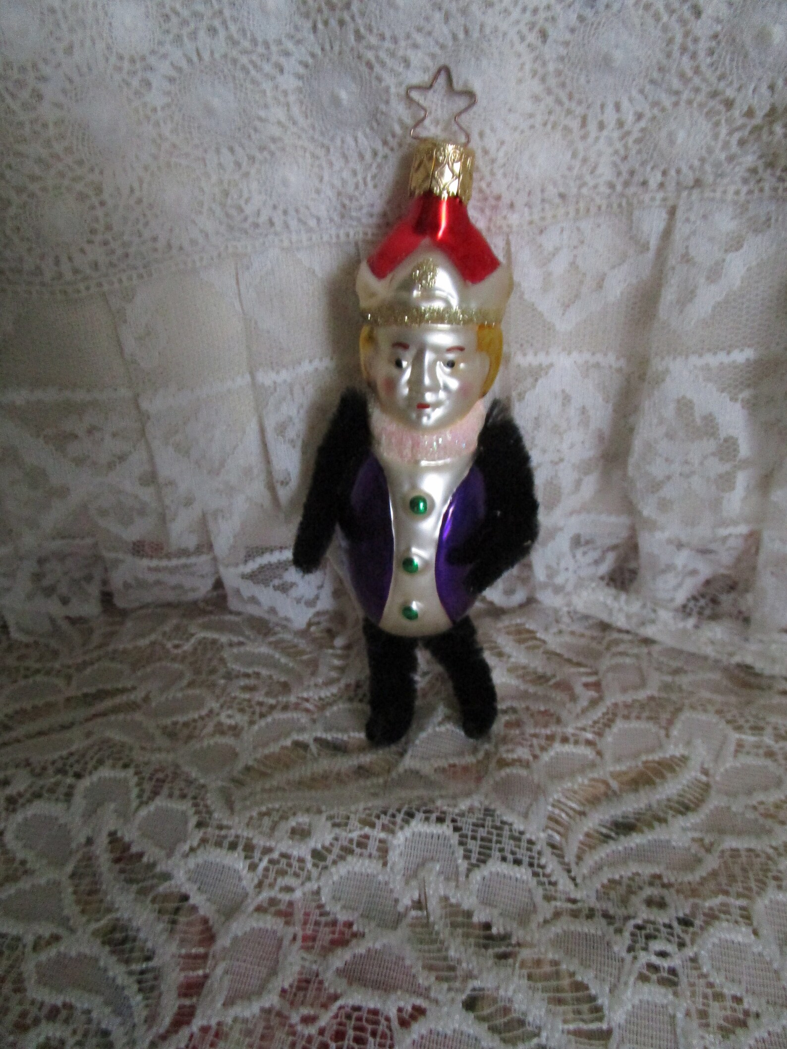 Antique Christmas Jester Ornament, Eclectic Christmas, Collectible ...