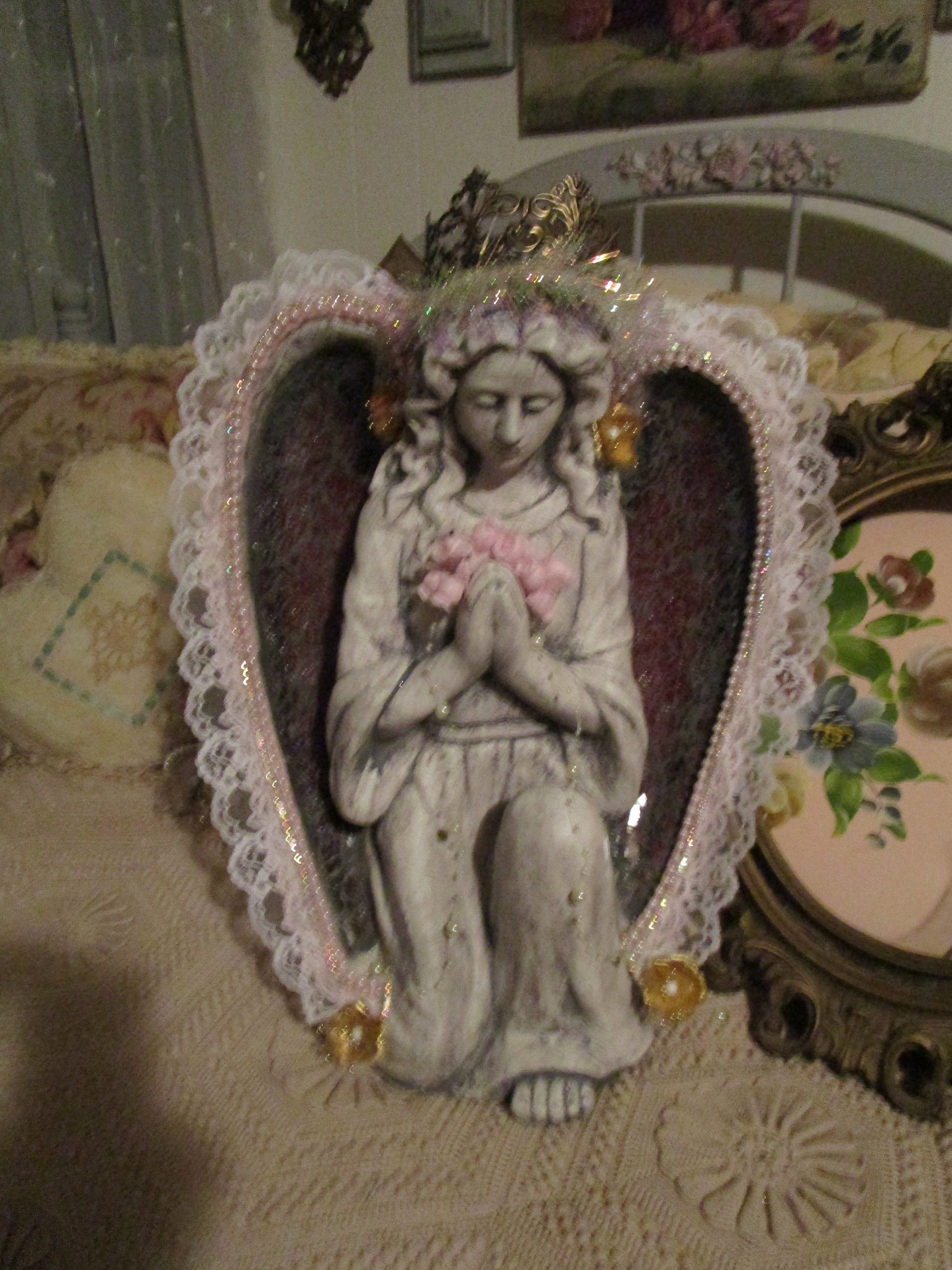 REDUCED........Large Angel Eclectic Decor Angel Decor | Etsy