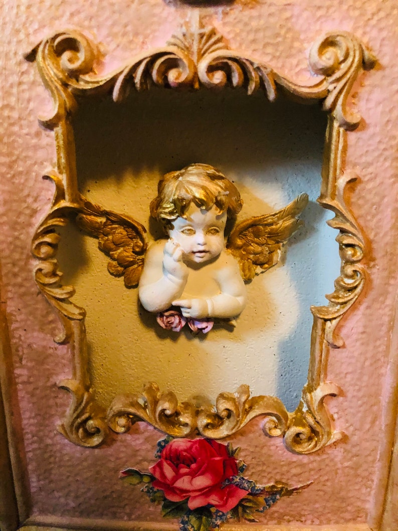 Cherub Wall Nightlight Cherub Wall Night Light Hand - Etsy