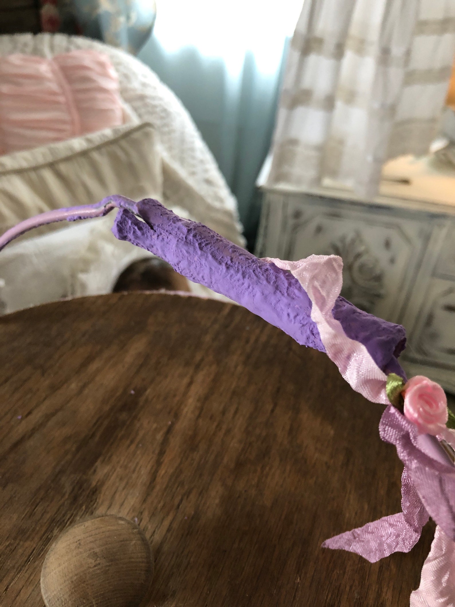 Romantic Re purposed Vintage Tall Pail Shabby chic Pail | Etsy