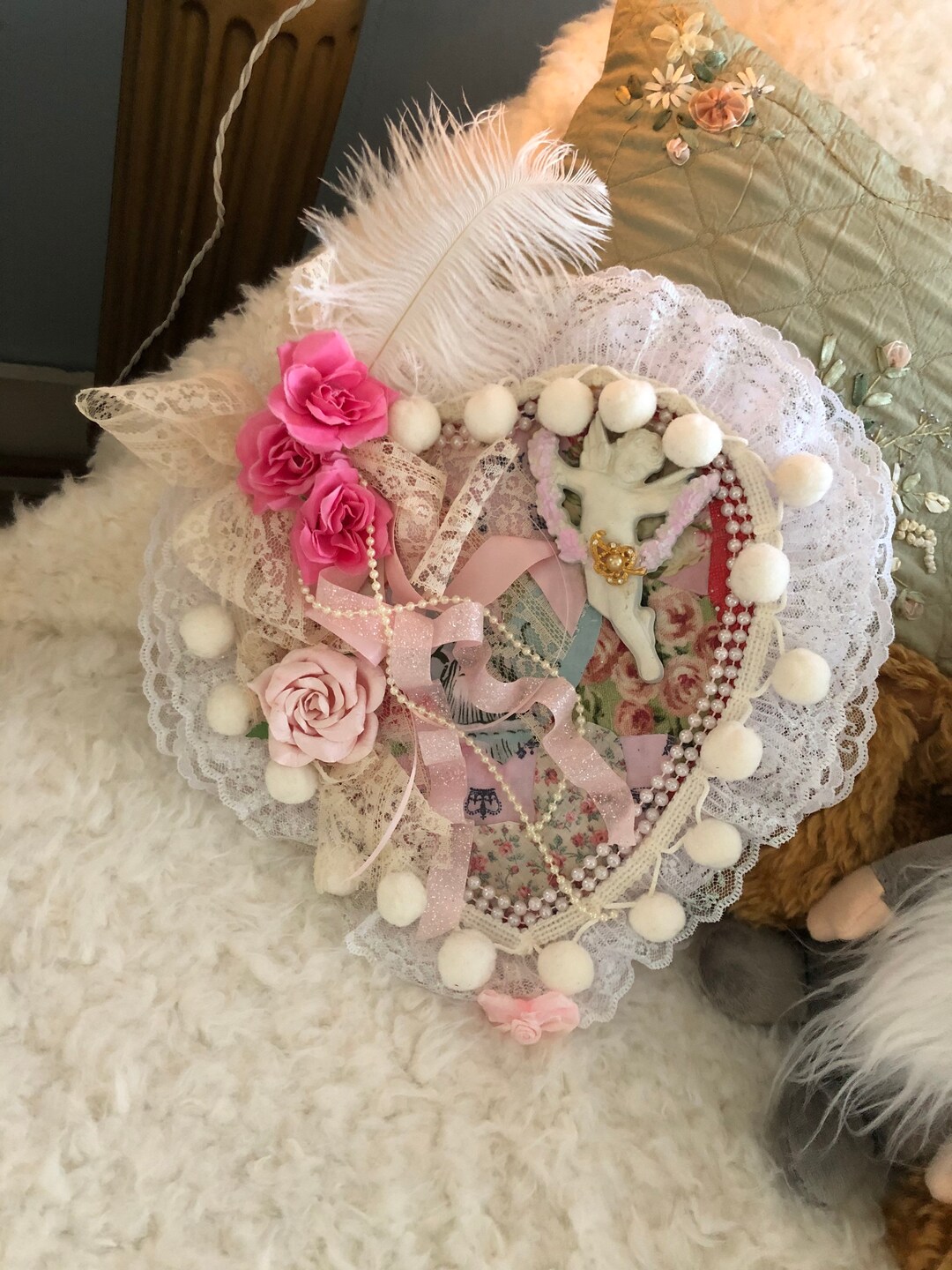 Valentines Heart Box, Valentines Day, One of a Kind Heart Box ...