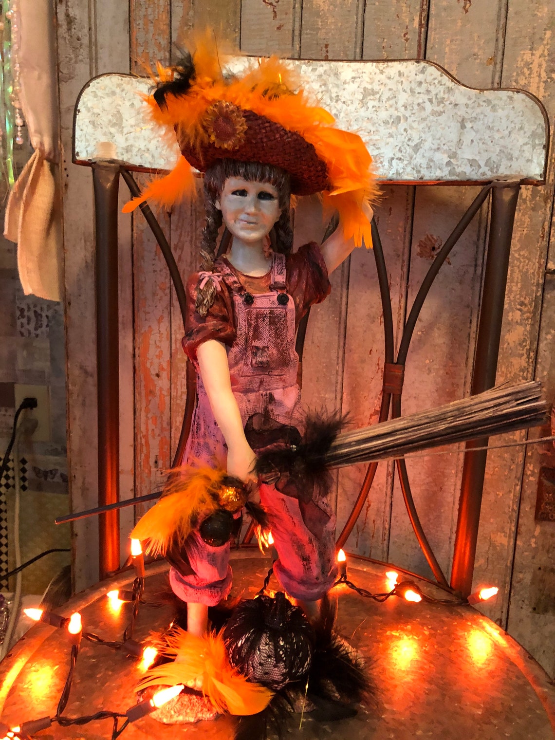 Sale.....fall/halloween Country Bumpkin One of a Kind Fall - Etsy