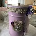 Romantic Re Purposed Vintage Tall Pail Shabby Chic Pail - Etsy