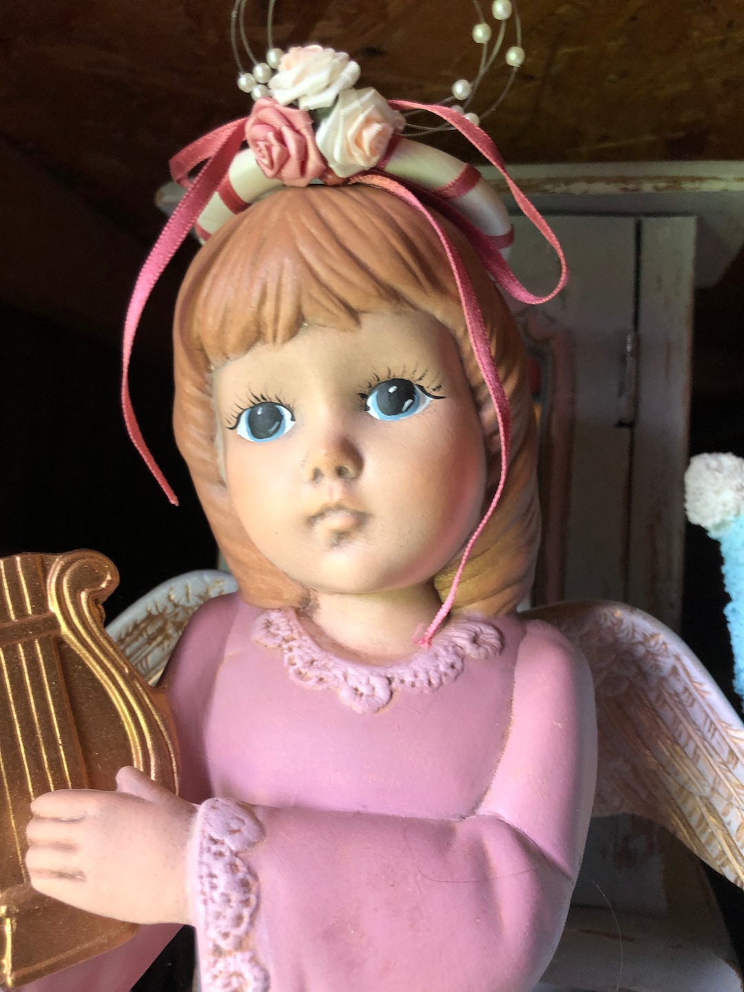 Reduced.....vintage Ceramic Angel, Collectible Angel, Precious Angel ...