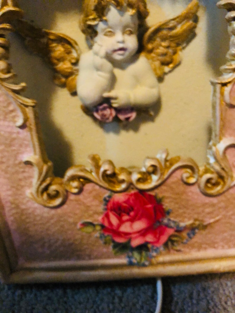 Cherub Wall Nightlight Cherub Wall Night Light Hand - Etsy