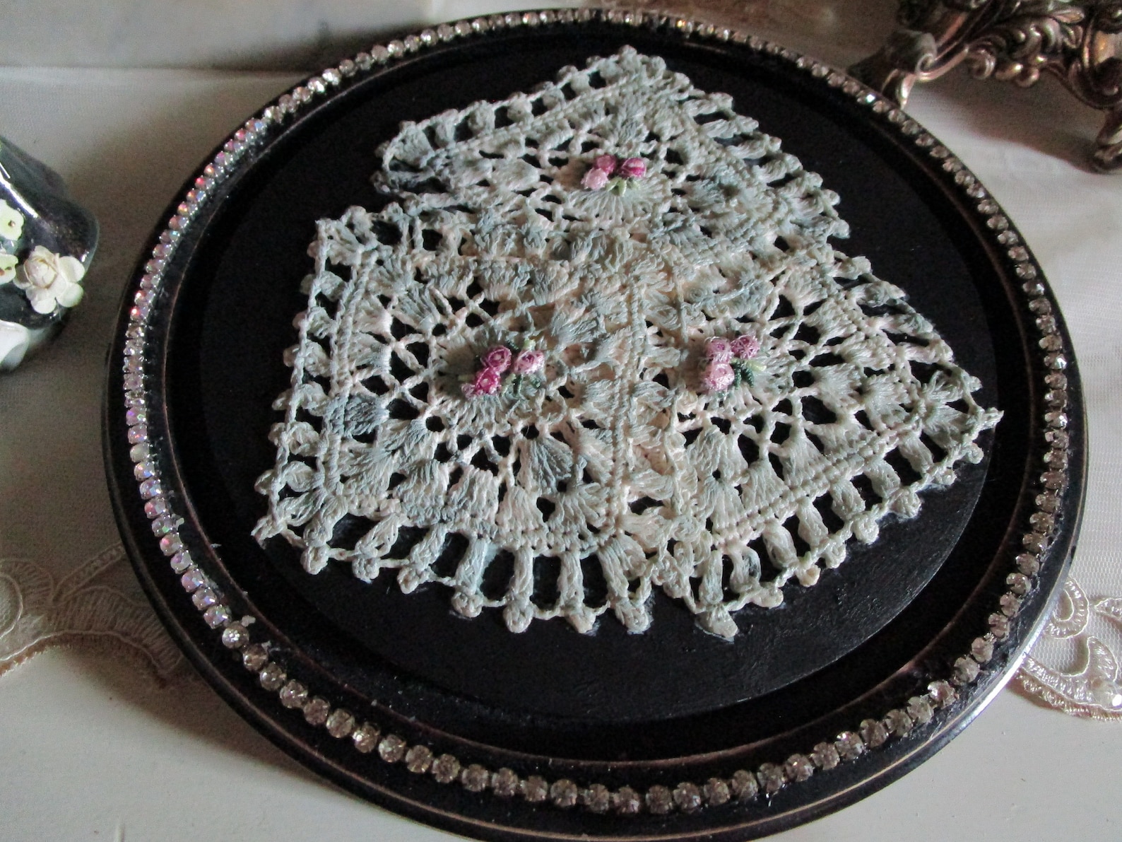 OOAK Re Purposed 1956 Signed Lefton Figurine With Dome Lefton - Etsy