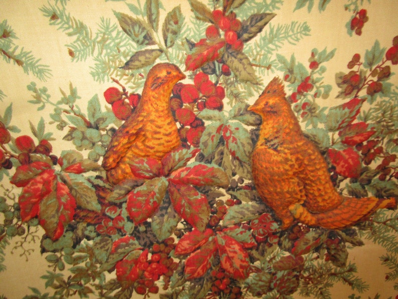 Puffed Fabric Partridge Art Eclectic Decor Wall Decor Fall | Etsy
