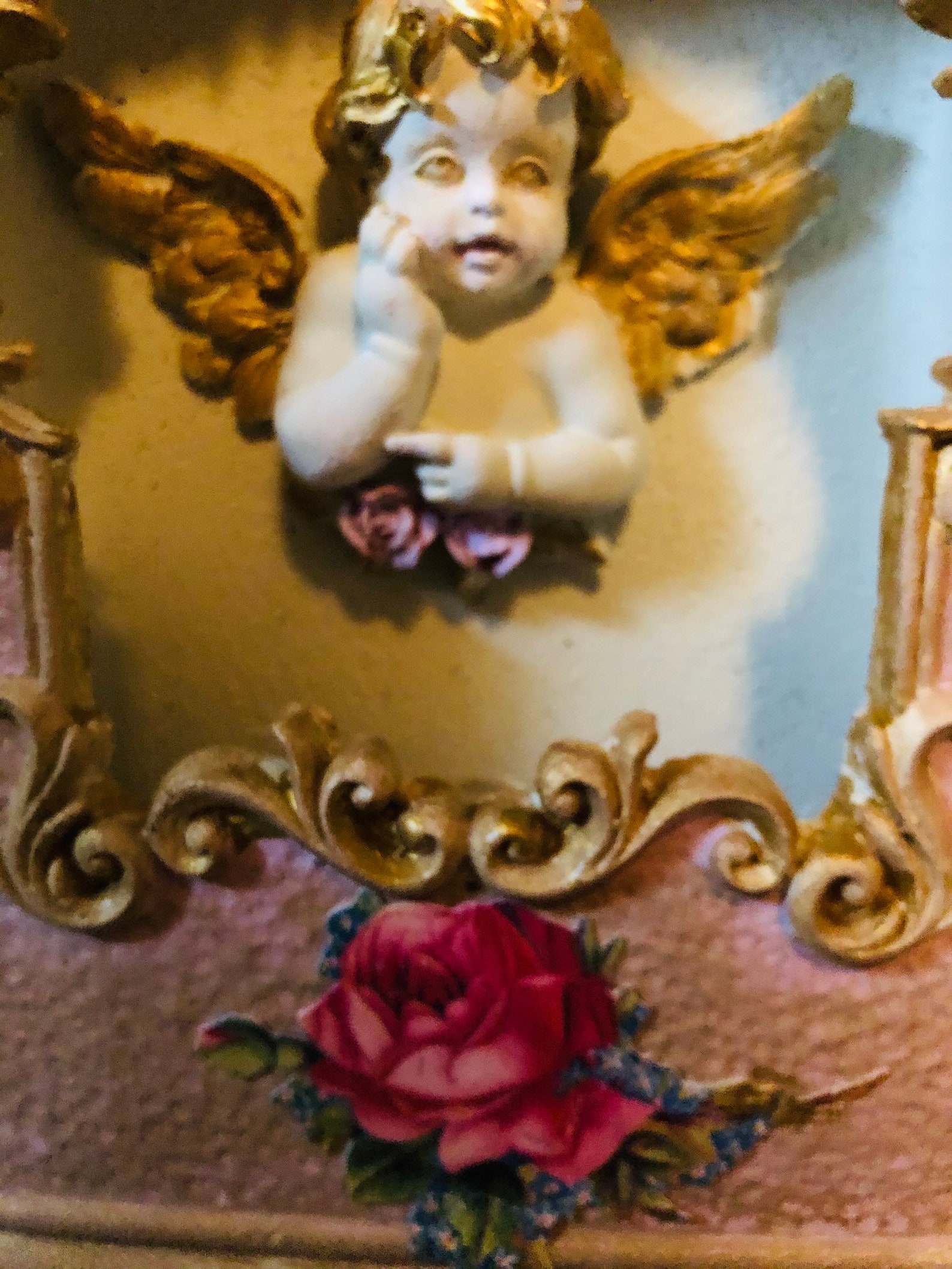 Cherub Wall Nightlight Cherub Wall Night Light Hand - Etsy