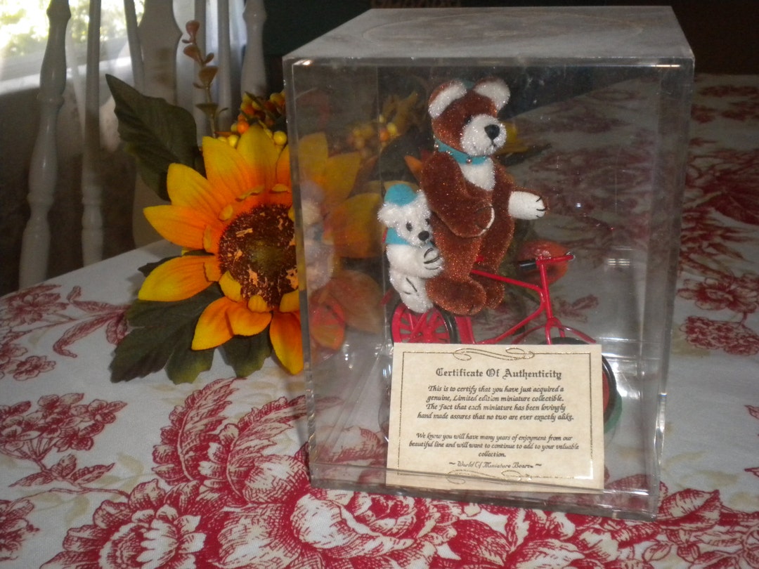 Sale...miniature Collectible Bears. Hand Made Limited Edition, World of ...