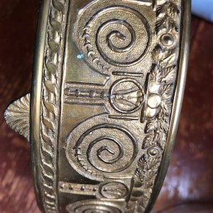 Antique RARE Trinket Box, Victorian Ormolu Trinket Box, Glass Insert ...