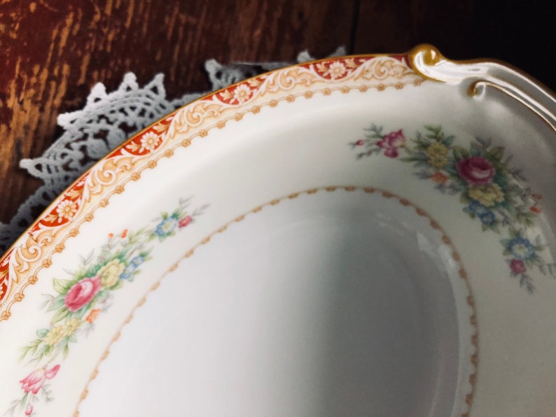 Sango China Vegetable Bowl Serving Dish Vintage China | Etsy