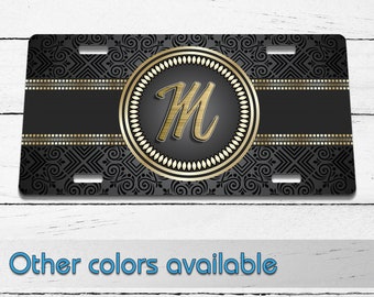 Monogram License Plate - Etsy