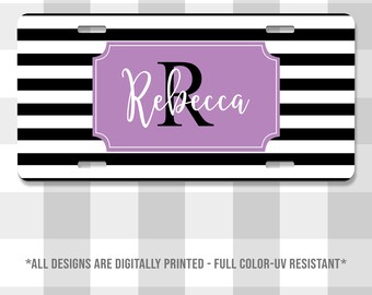 Custom License Plate Front Car Tag Aluminum or Plastic - Etsy