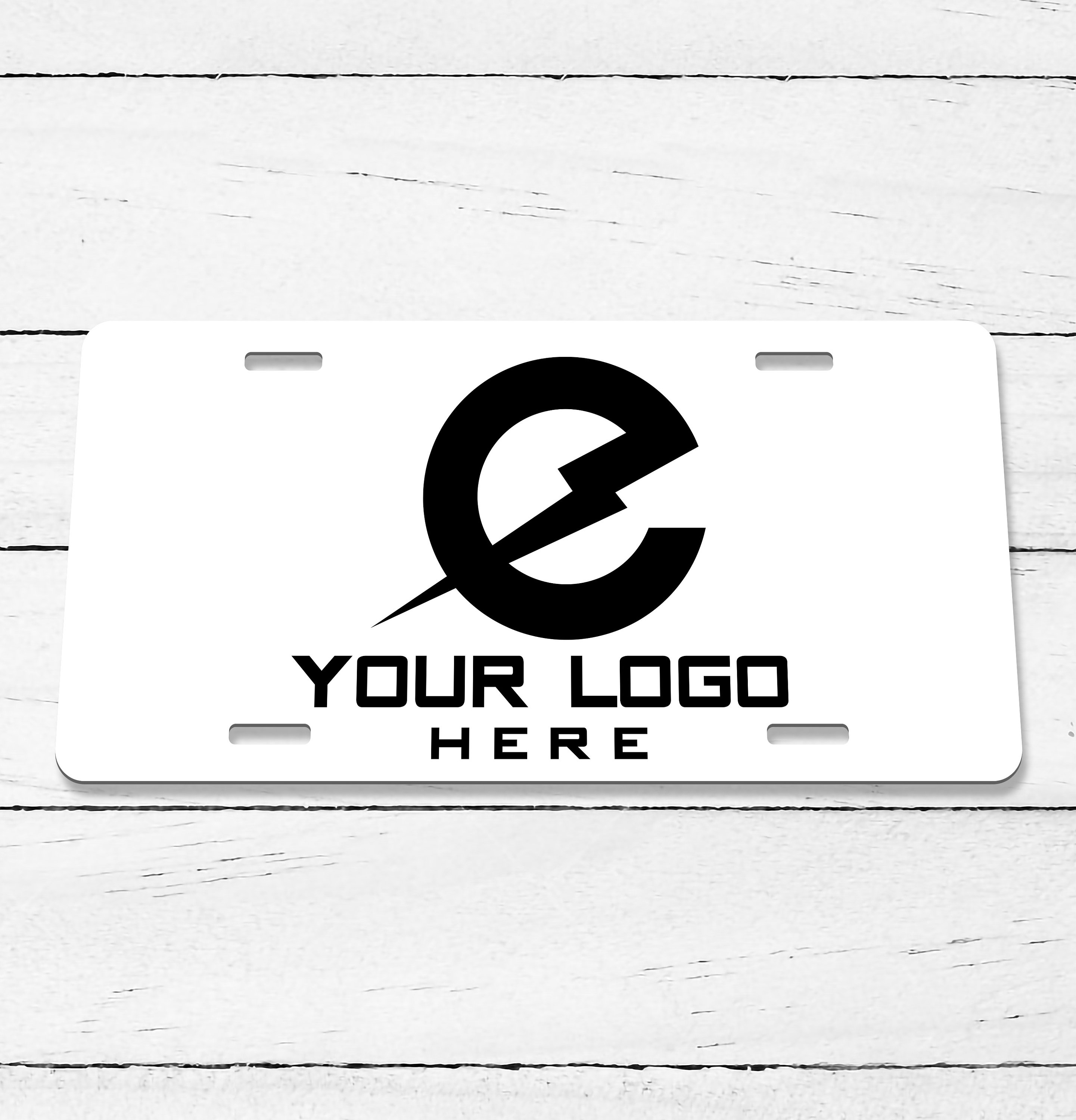 Your Logo Printed Aluminum License Plate Custom Plate Car - Etsy