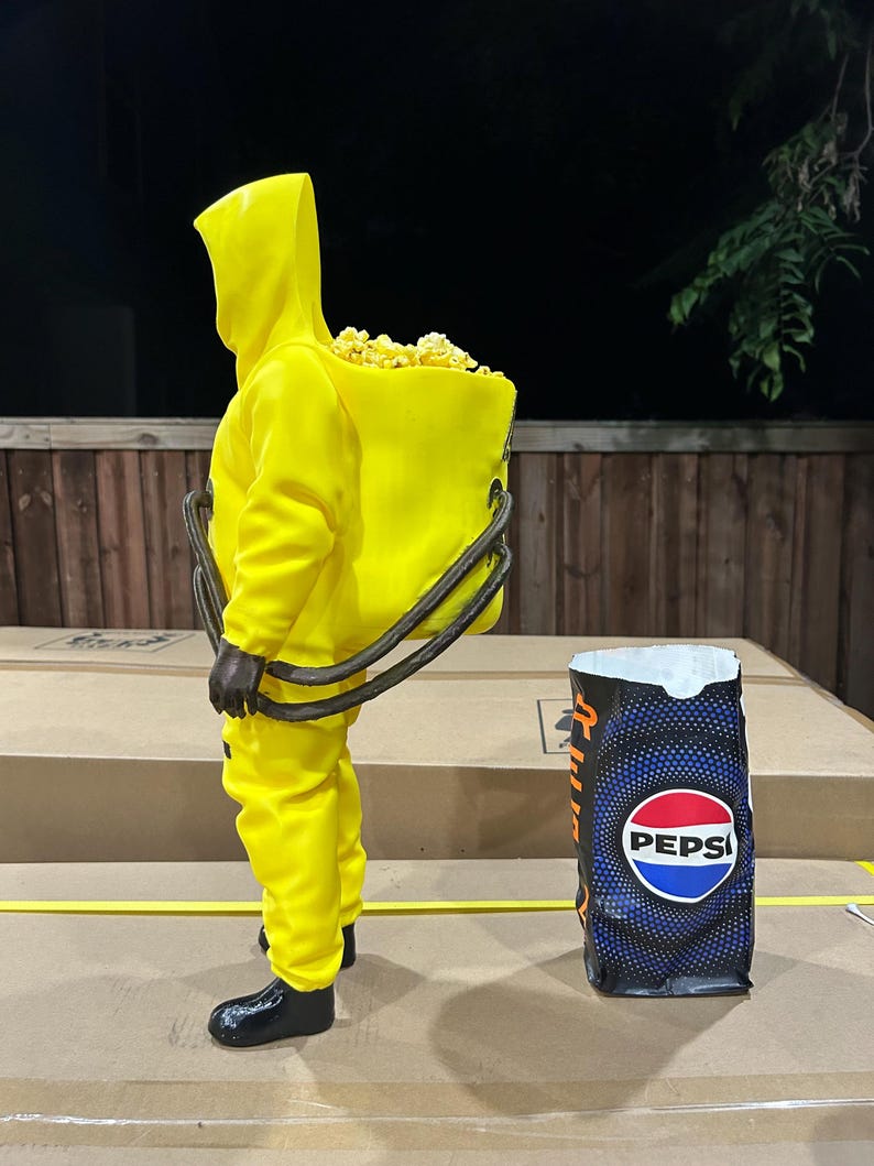 20.5” XL Backrooms A-SYNC Hazmat Figure Regal Popcorn Bucket Inspired ...