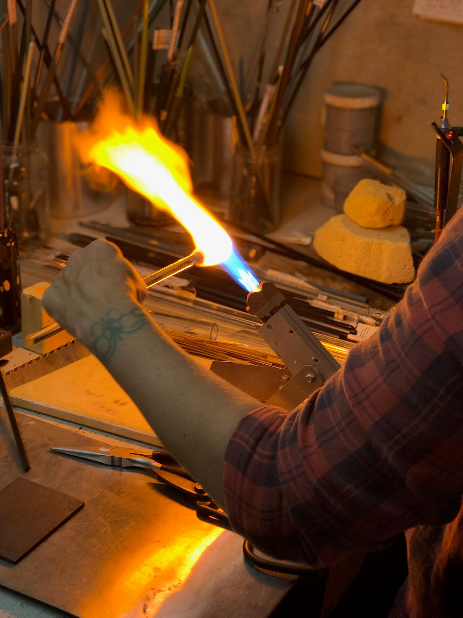 Reusable glass straw / Set of Four / Bent Clear Glass Straws / | Etsy