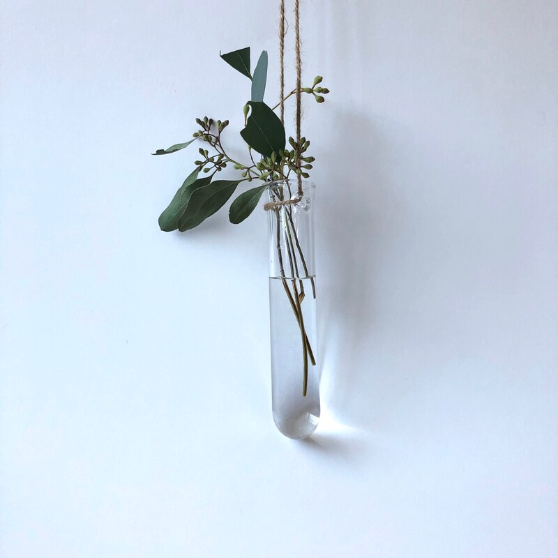Hanging Glass Vase - Etsy
