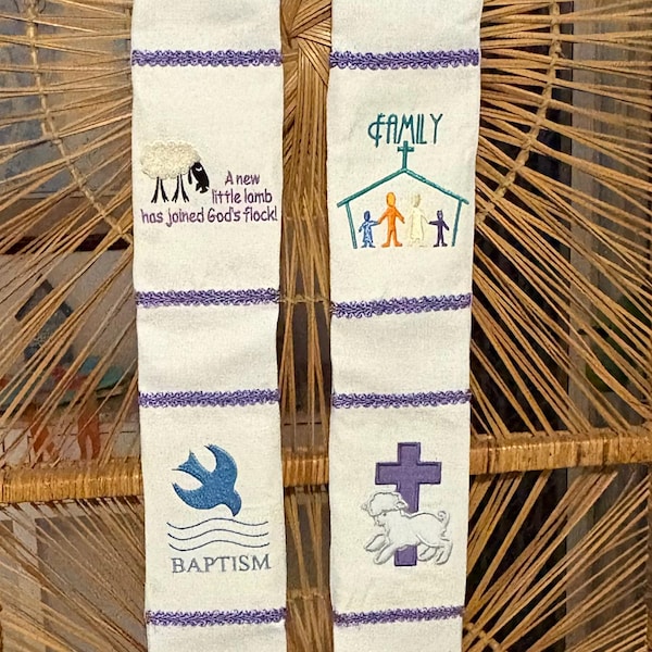 Baptism Stole - Etsy