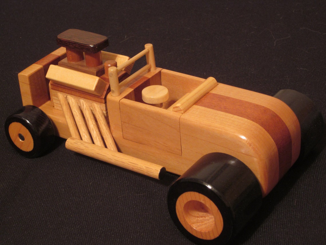 Wooden Model Hot Rod Collectible Automobile Car Toy Model | Etsy