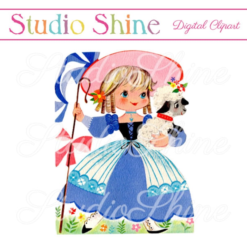 Bo Peep Clipart - Etsy