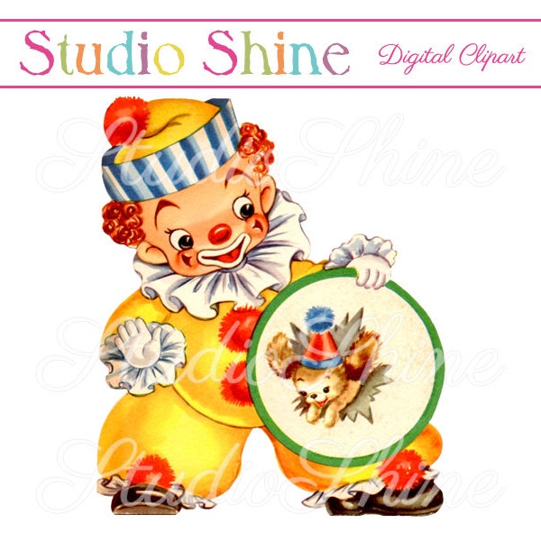 Circus Child's Art - Etsy