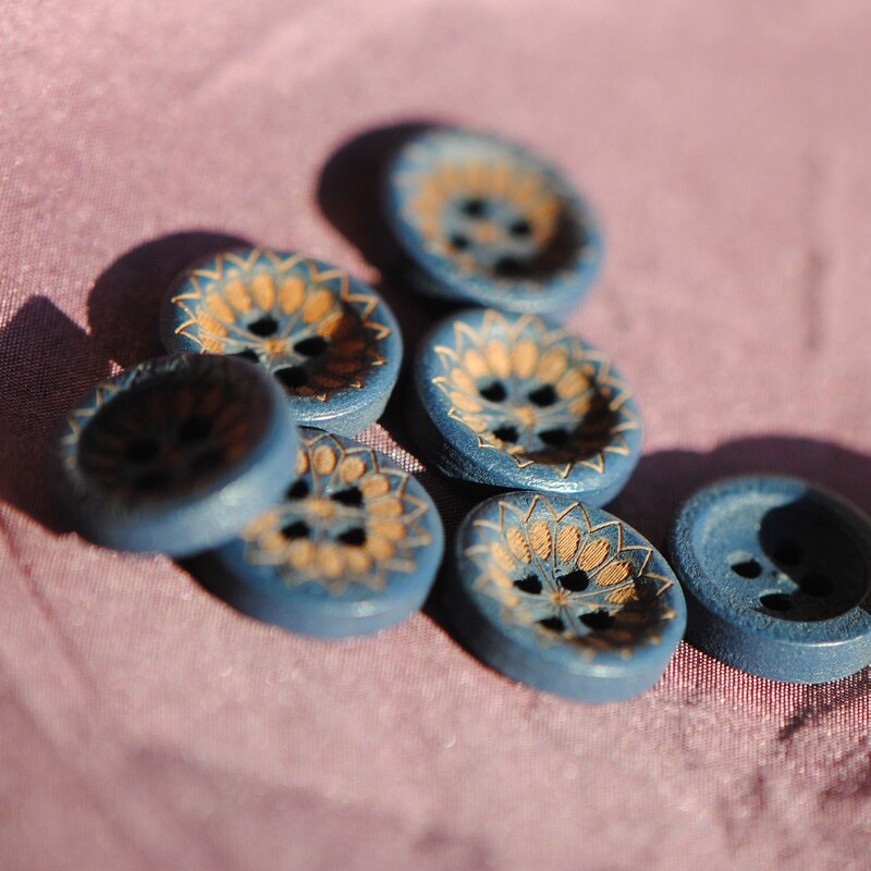 Wood Buttons - Etsy