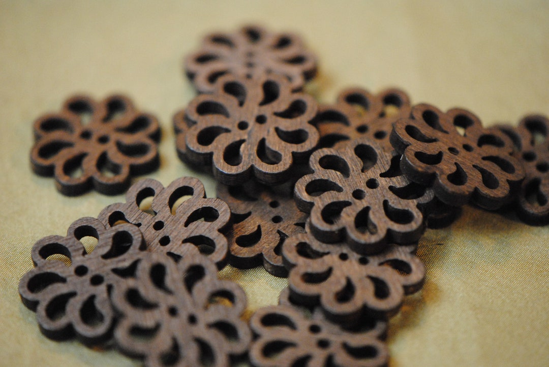 Carved Wooden Buttons | 20mm Buttons | Large Buttons | Unique Buttons ...