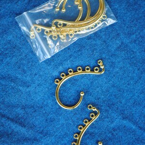 Gold Toned Ear Wrap Findings Ear Cuff Findings DIY - Etsy