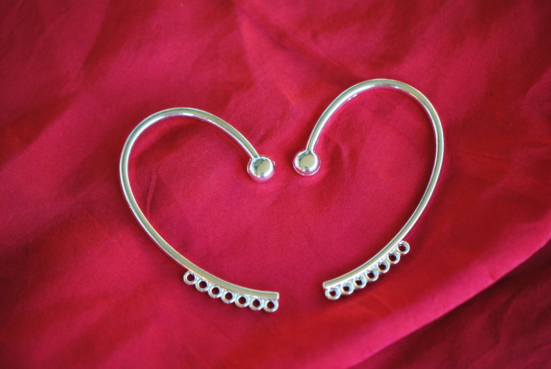 Silver Ear Wraps | Ear Wrap Findings | Silver Ear Jacket Findings ...