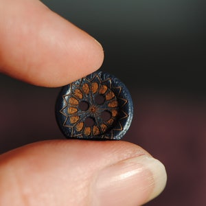 Blue Wooden Buttons | 13mm Buttons | Colored Wood Buttons | 4 Hole ...