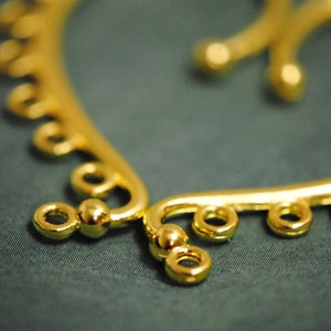 Gold Toned Ear Wrap Findings Ear Cuff Findings DIY - Etsy