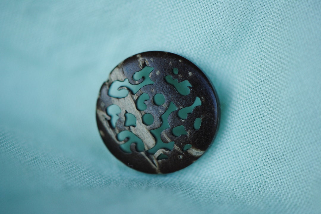 Coconut Openwork Buttons | Lightweight Button | Filigree Design | 15mm ...