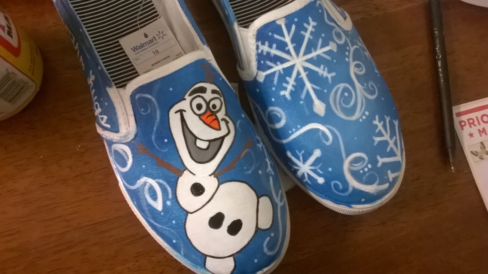 Olaf Shoes - Etsy