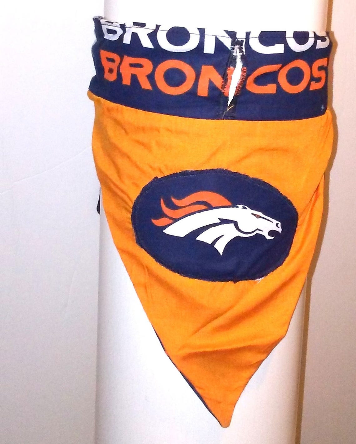 Broncos Bandana Dog Broncos Bandana Dog NFL Bandana Pet NFL | Etsy
