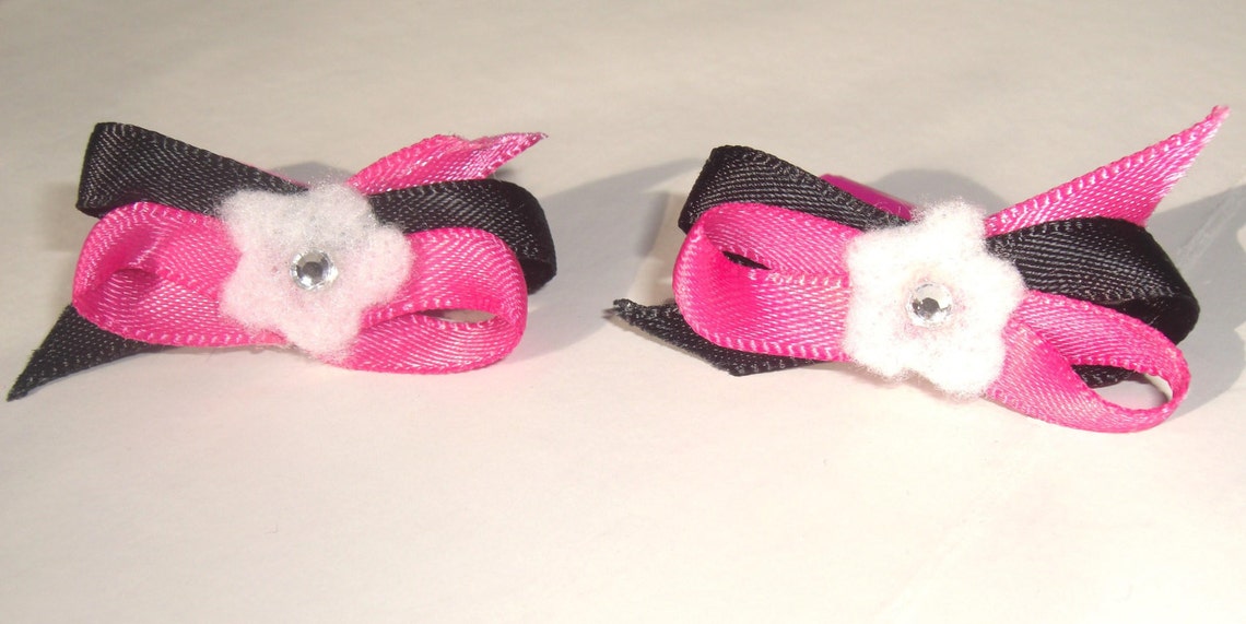 Dog Hair Pins Pet Hair Pins Dog Hair Bows Pet Hair Bows - Etsy