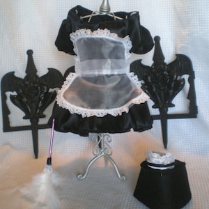 Dog Halloween Costume , French Maid Dog Costume, Halloween for Pets ...