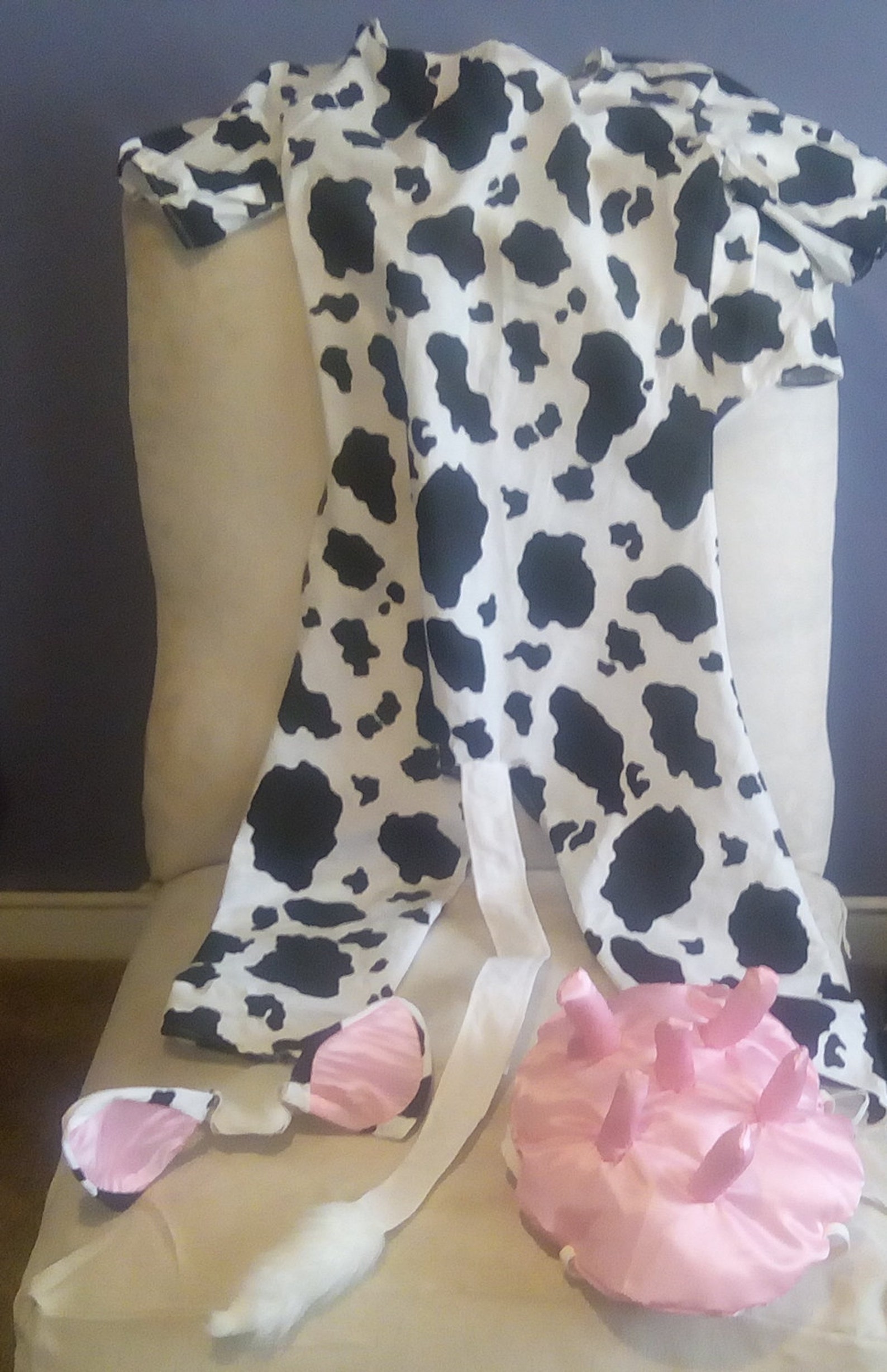 Dog Cow Costume,pet Cow Costume, Dog Cow, Dog Halloween Costume, Dog ...