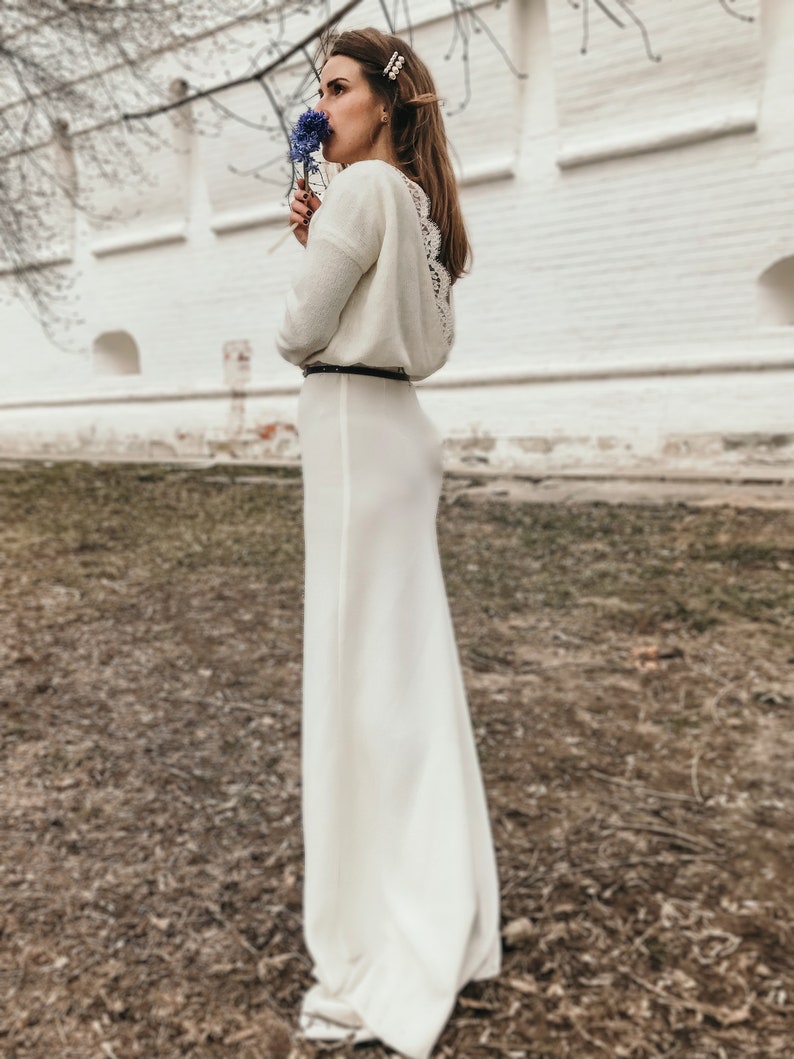 Bridal sweater bridal knitted cardigan knitted ivory | Etsy
