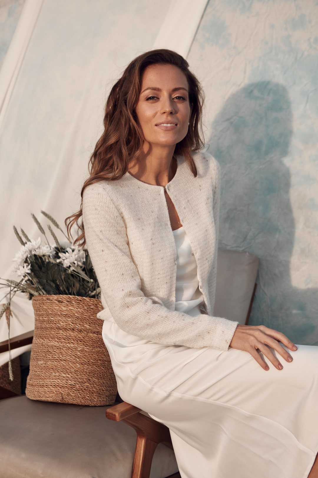 Knitted Bridal Jacket, Wool Bridal Jacket, Knit Bridal Bolero, Knitted ...