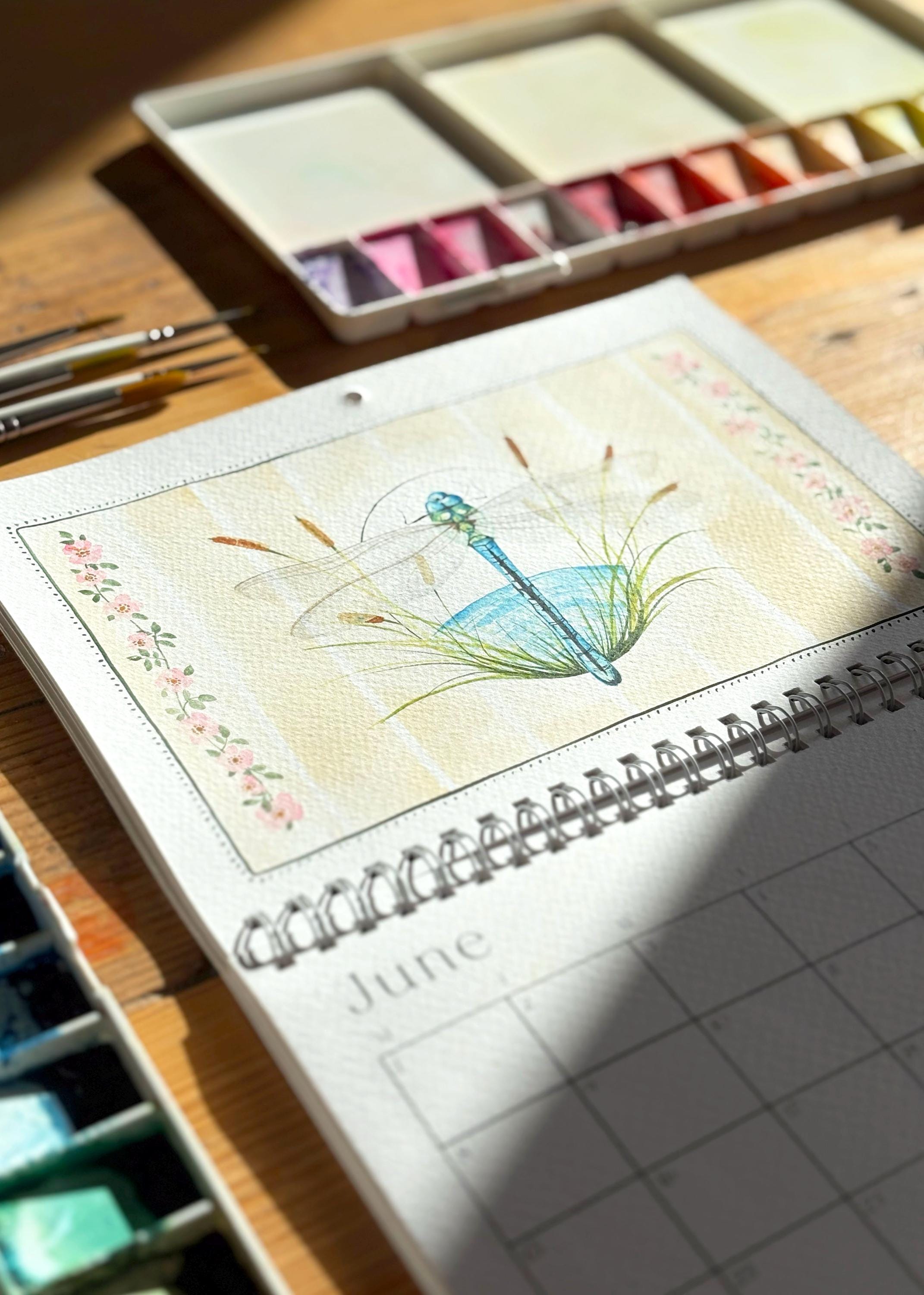 Gifts for Artists! Paint Your Own 2026 Watercolor Calendar: Floral ...