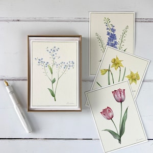 Botanical Note Cards Pack Floral Cards Multipack Gardeners Gift ...