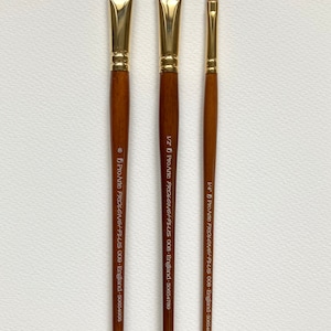 Watercolour Flower Painting Brush Set | Blooms Paintbrush Bundle | Pro ...