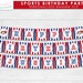 All Star Sports Theme SMALL Birthday Party Package Red & - Etsy