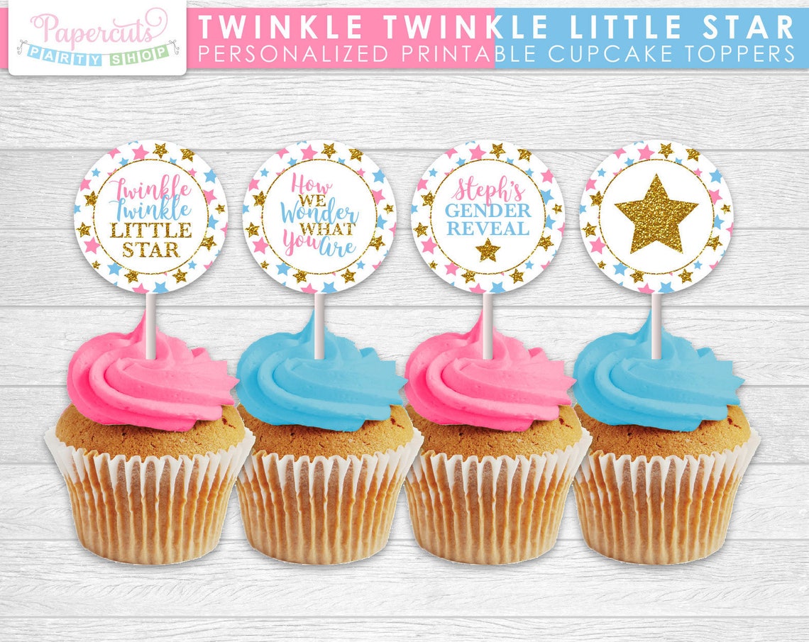 Twinkle Twinkle Little Star SMALL Party Package Pink Blue | Etsy