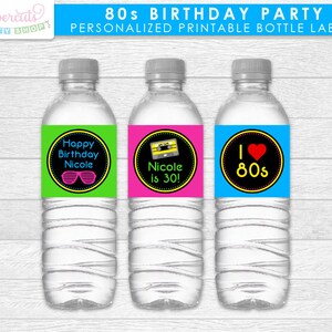 Totally 80s Theme LARGE Birthday Party Package | Neon Green Pink Blue ...